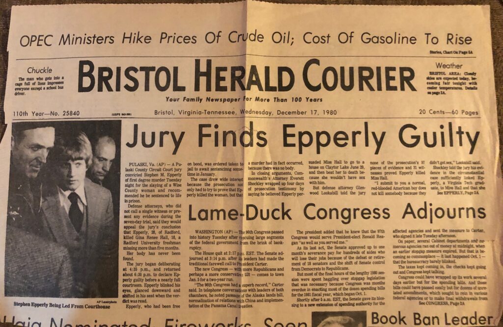 Murder Case Timeline, Lebanon, VA